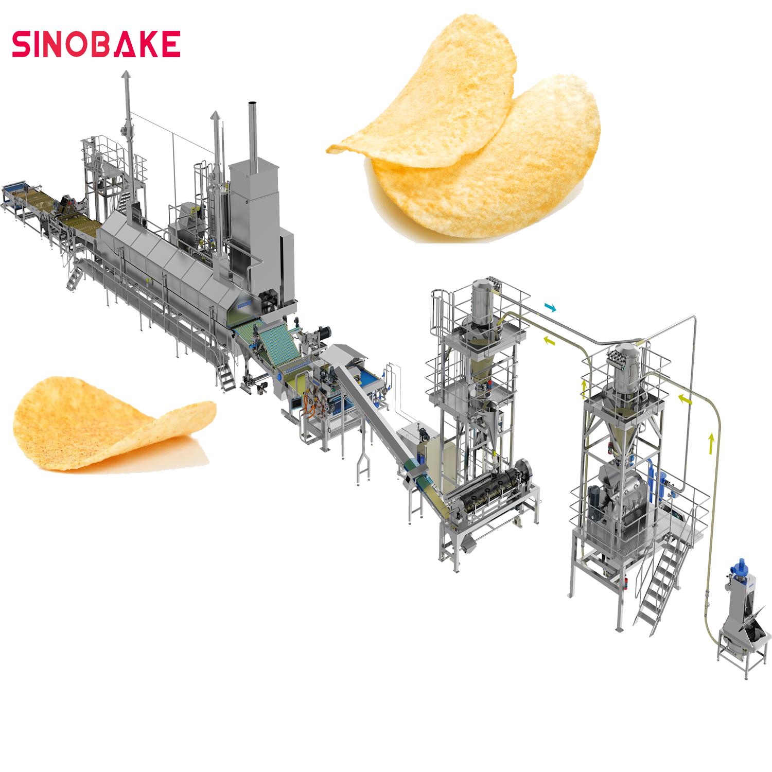 Potato Chips Production Line 300-600Kgs