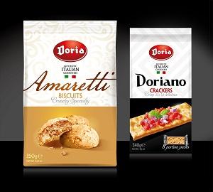 New packaging for Doria biscuits