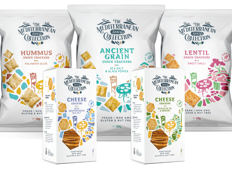 The Mediterranean Snack Collection | Unismack SA | Biscuit People ...