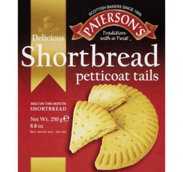 Paterson’s Shortbread Petticoat Tails 250 g - Product details at ...
